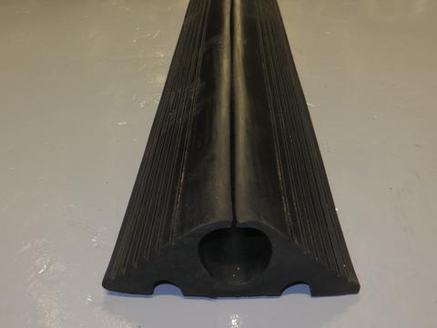 R220 Rubber Cable Protector (165 x 55 x 4000 mm) — Rubber.co.uk